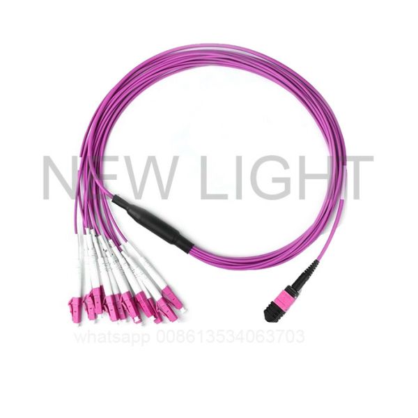 Quality Industrial 12 Core OM4 LSZH MPO MTP Cable for High-Speed Ethernet Networks for sale