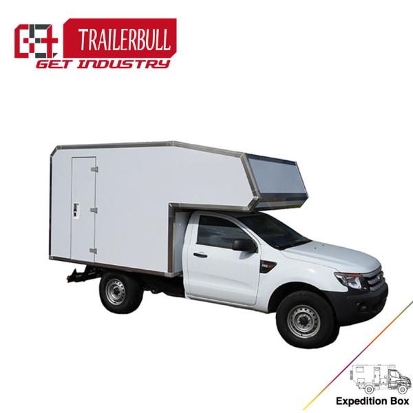 Quality Alcove Side Wall 45mm Thick Expedition Truck Camper for sale