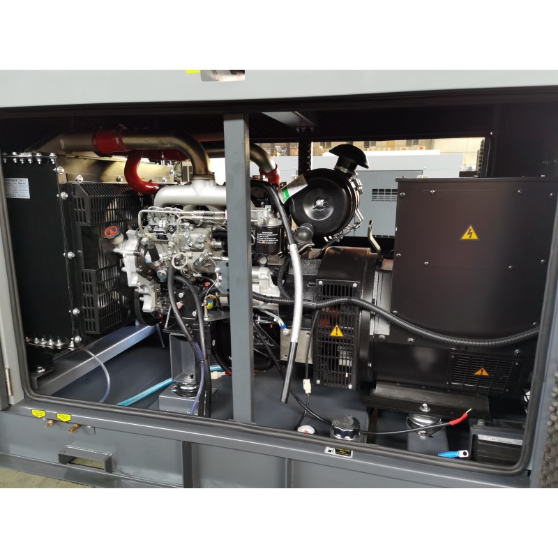 Utral Silent Isuzu Generator 30kW , JE493ZLDB-02 , China JMC Isuzu