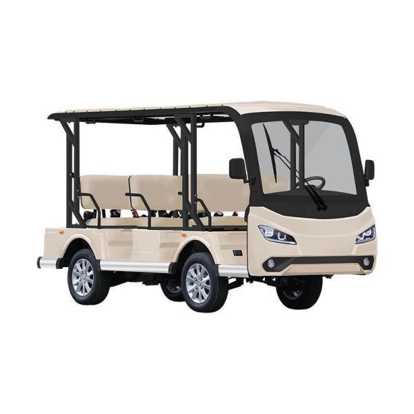 Quality 8 Passenger Electric Sightseeing Car With Trojan Battery Curtis Controller for sale