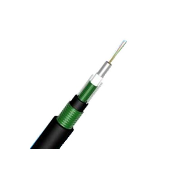 Quality GYXTW54 24 Core Duct Fiber Optic Cable Longitudinal Corrugated Steel Tape for sale