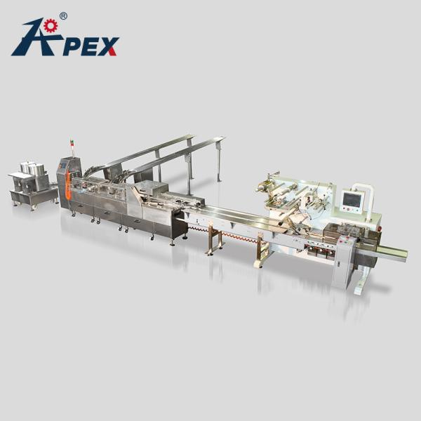 Quality Two Lane Jam Filling Automatic Biscuit Making Machine , Multifunction Sandwich for sale