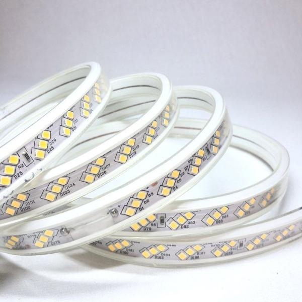 Quality Ultra Bright 180leds/M Single Color LED Strip 220v Waterproof For Building Outlining for sale