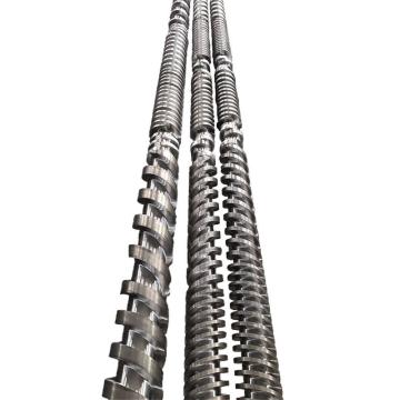 Quality 38CrMoAIA Extruder Screw Barrel For PP PET PE Extrusion Machine for sale