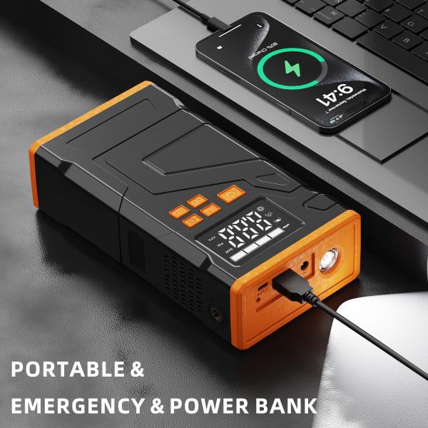 Quality 8000 Jumpstart Rechargeable Tyre Inflator for sale