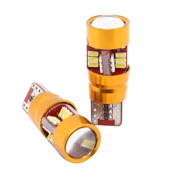 Quality 12V Canbus T10 3014  27SMD Car Light Bulbs LED For Trucks Dome Reading Parking Reserve Light for sale