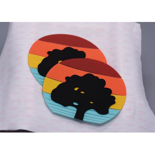 Quality Eco Friendly Custom Garments Screen Printed Patches With Silicone Logos for sale