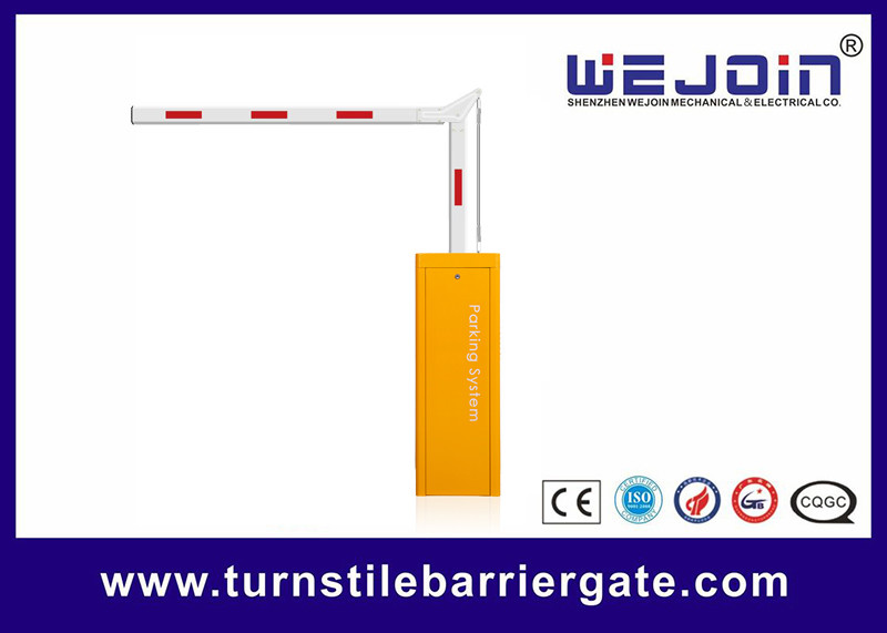 Quality Boom Barrier Gate for Parking Systems With Loop Detector Options and Yellow Color Cabinet for sale