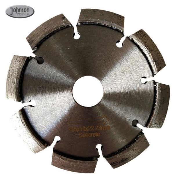Quality 125mm Crack Chaser Tuck Point Diamond Blades With V Grooved Segment 10mm Thick for sale