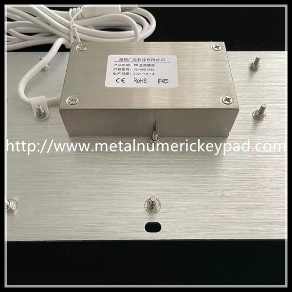 Quality 68 Key Stainless Steel Embedded Numeric Keypad USB Interface With FN Function for sale