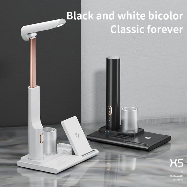 Quality Bedroom LED Night Light 5 In 1 Foldable Rechargeable Table Lamp 15W for sale
