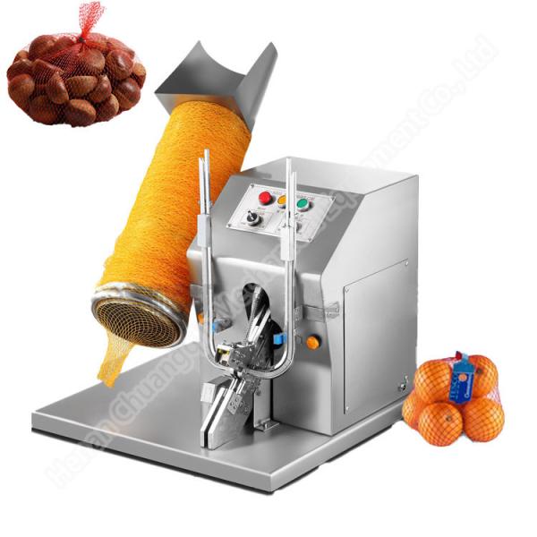 Quality Potato Garlic Net Bag Packaging Machine Net Packaging Machine Net Bag Sealing for sale