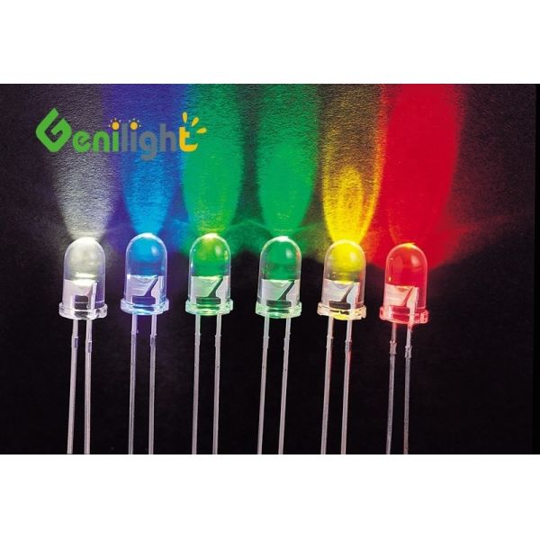 Quality Max. Reverse Current 50uA WHITE F5 F8 F10 Ultra Bright Water Clear LED Bulb 3V for sale