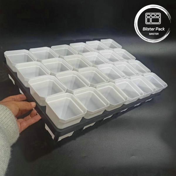 Quality Durable Plastic Planter Tray 24 Hole Succulent Nursery Pot Cultivation Tray for for sale