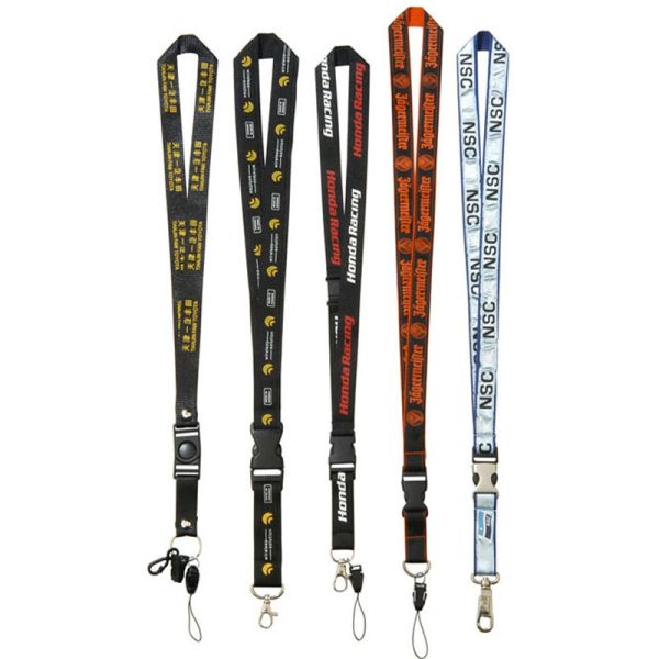 Quality Customized Heated Transfer Keychain Neck Strap Polyester Lanyards for Keys Many for sale