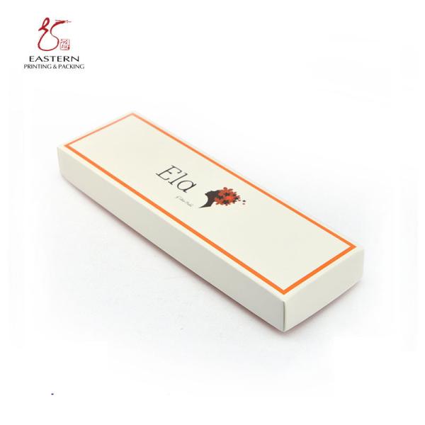 Quality Glossy Lamination Cosmetic Packaging Paper Box  With Lid And Bottom for sale