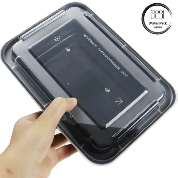 Quality Single Compartment Meal Prep Disposable Plastic Food Containers Microwave Safe Biodegradable for sale