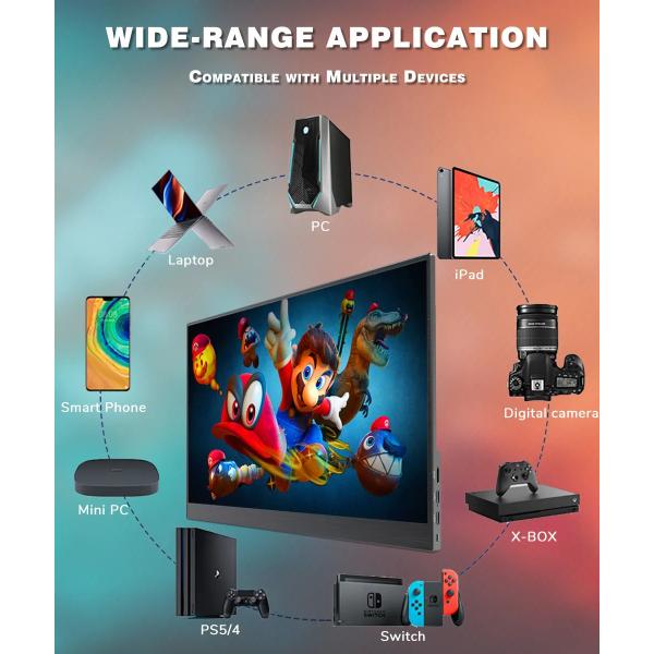 Quality Type C 144hz Gaming Monitor Type-C Power 17.3 Inch Usb Fhd Slim 1080P for sale