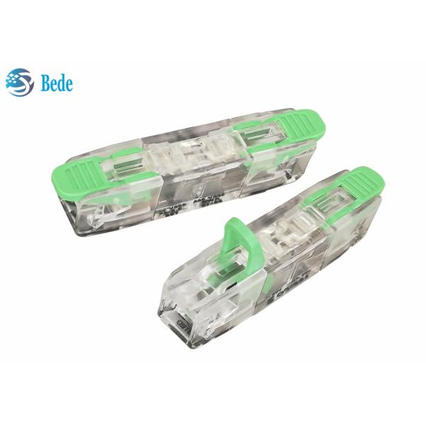 Quality 1 Way Quick Terminal Block Universal Wire And Cable Push In Connector Block 450V 32A for sale