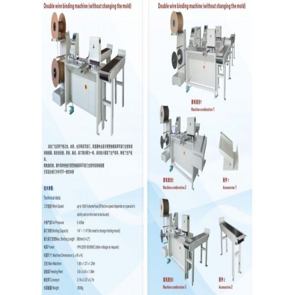 Quality Automatic Double Loop Wire Binding Machine for sale