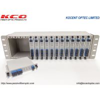Quality 3U 19-inch Rack Mount Fiber Optic Splitter with 1x4 Split Way Mini Tube Type and for sale