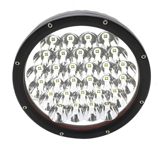 Quality 7 Inch LED Driving Lights Round Jeep Driving Lights 128W Universal for sale