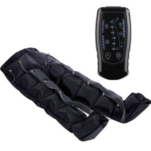 Quality Cordless Air Compression Leg Massager machine TPU Full Leg 6 Chamber for sale