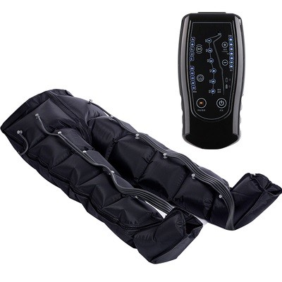 Quality Cordless Air Compression Leg Massager machine TPU Full Leg 6 Chamber for sale