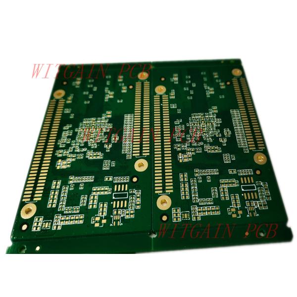 Quality 6 Layer PCB Printed Circuit Board 1.6MM Green Solder Mask ENIG 91mm*84mm for sale