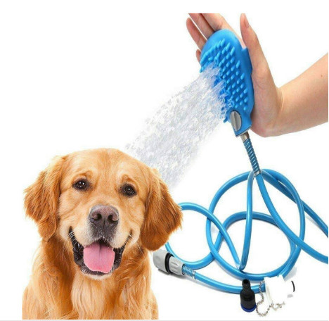Quality Silicone Dog Shower Sprayer Sustainable Dog Hair Grooming Kit for sale