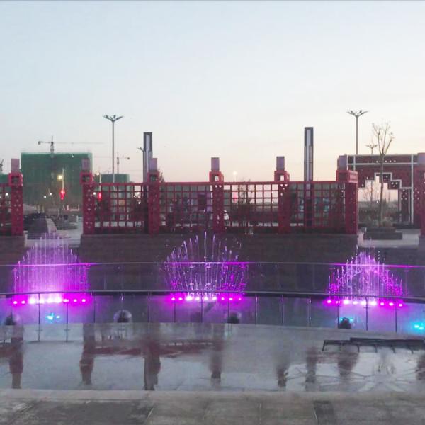 Quality Small Programmable Fountain Music Dancing Round Water Fountain for sale