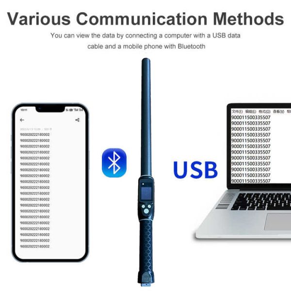 Quality Long Reading Distance 134.2kHz RFID Ear Tag Scanner & Antenna with 30-100cm Range for Enabled PVC Material for sale