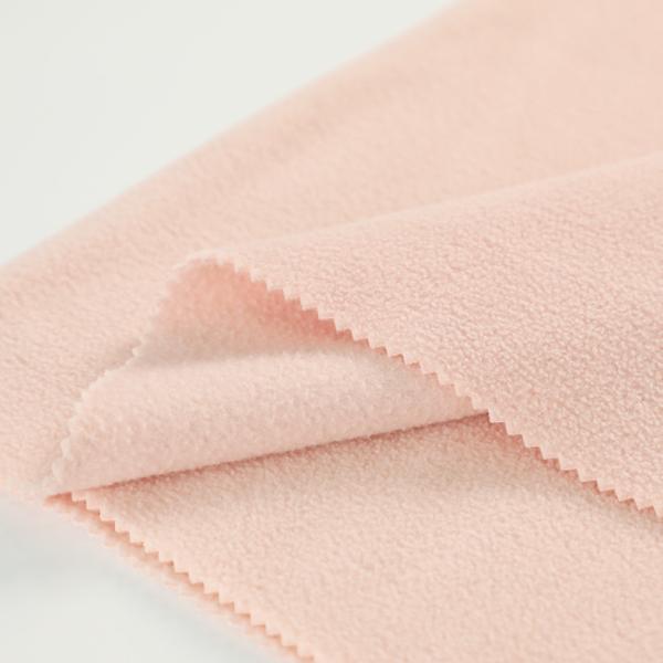 Quality Soft Garment Sports Clothes Solid Fleece Fabric 250gsm for sale