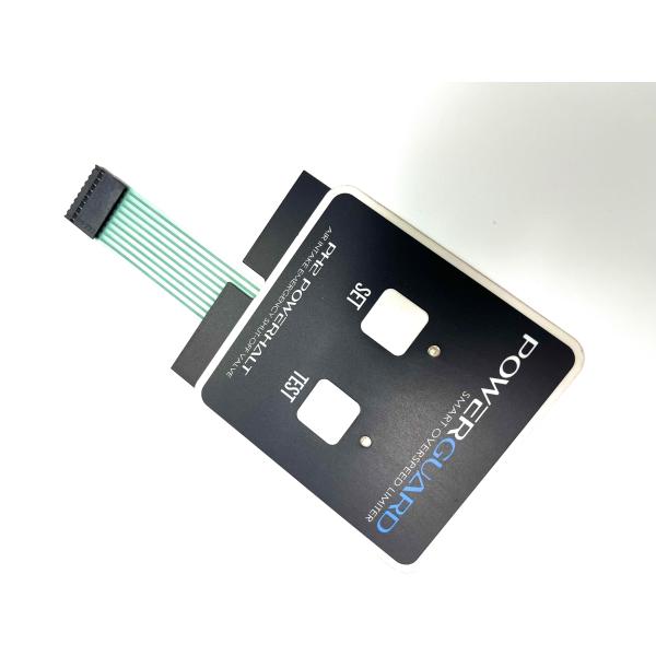 Quality UL Certification Two Button Backlit Membrane Switch For Power Control Module for sale