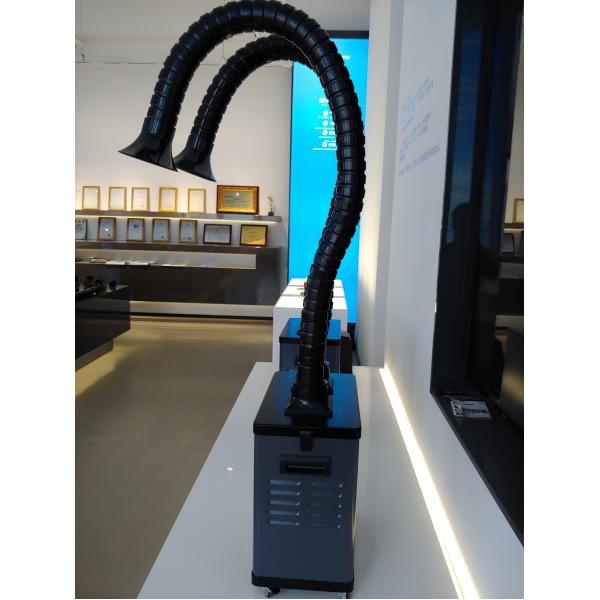 Quality 200W Double Suction Ducting 150 M³/H*2 Fume Extractor With Hepa Filter for sale