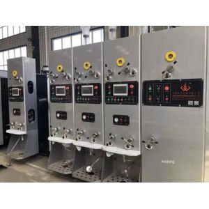 Quality 1-5 Color Flexo Printing Slotting Die Cutting Machine 18kw ISO9001 Certificate for sale