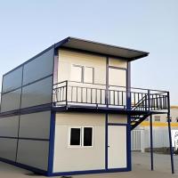Quality Versatility Double Layer Folding 2 Floor Container House 20 Foot Can Resist for sale