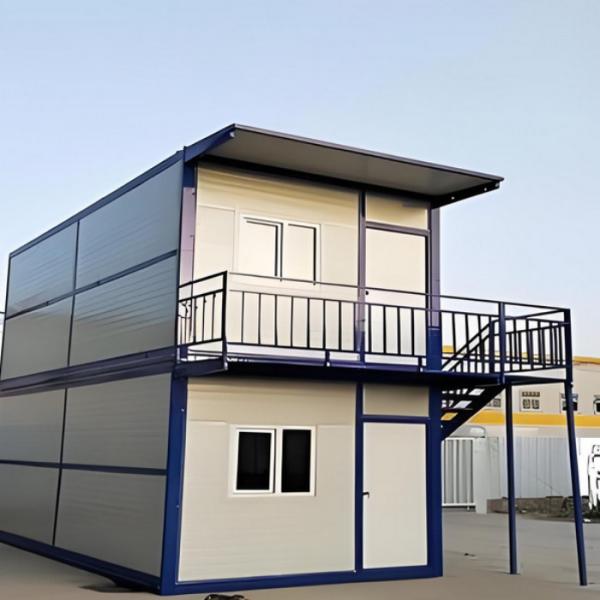 Quality Versatility Double Layer Folding 2 Floor Container House 20 Foot Can Resist for sale