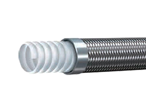 Quality 345PSI Stainless Steel Corrugated Hose , PTFE 2 Inch Corrugated Tubing for sale