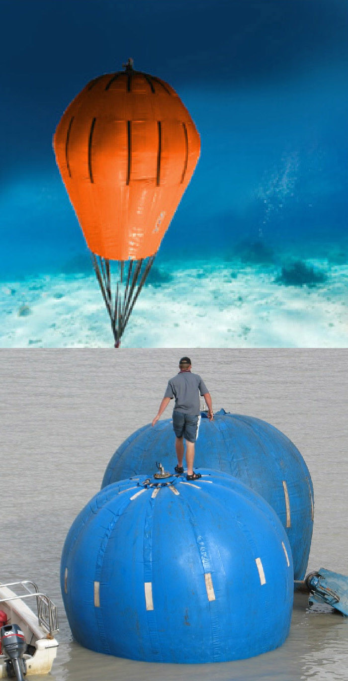 Marine Salvage Flotation Air Lifting Buoyancy Bag For Heavy Equipment ...