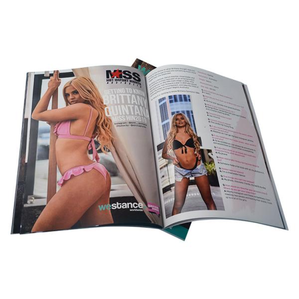 Quality Glossy Varnishing custom Magazine Printing Services 4c 4c inner material for sale