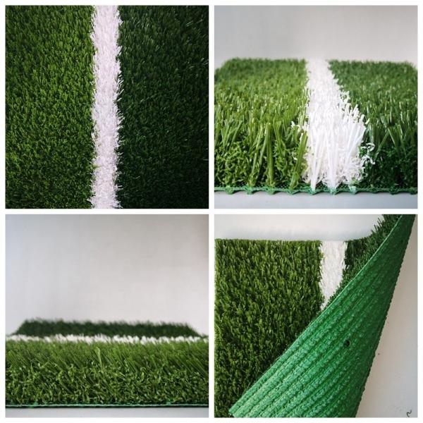 Quality Yellow Green Red Artificial Turf Grass Tiles for Football Garden and Sports for sale