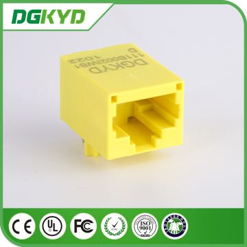 Quality Yellow Color 100 Base - TX Unshielded Rj45 Modular Jack DGKYD111B002IWB1D for sale