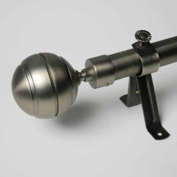Quality 16mm Home Decorations Plating Retractable Pipe Curtain Rods for sale