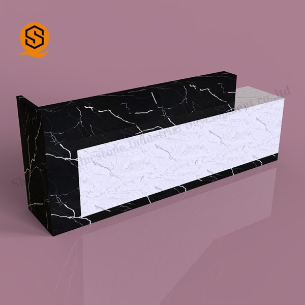 Quality OEM ODM Modern Hotel Reception 2 Person Reception Desk Eco Friendly for sale