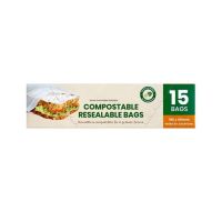 Quality Home Compostable Resealable 100% Biodegradable Sustainable Cornstarch Sandwich for sale