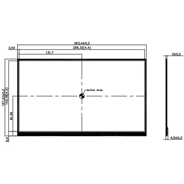 Quality 11.6 Inch LCD Display Module 1920 X 1080 30PIN EDP Interface Tft Monitor Lcd for sale