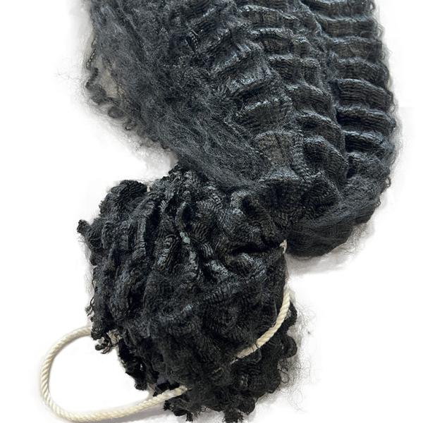 Quality Spunlace 1.5D Black Virgin Polyester Fiber Tow Uncutted With OEKO-TEX 100 Standard for sale