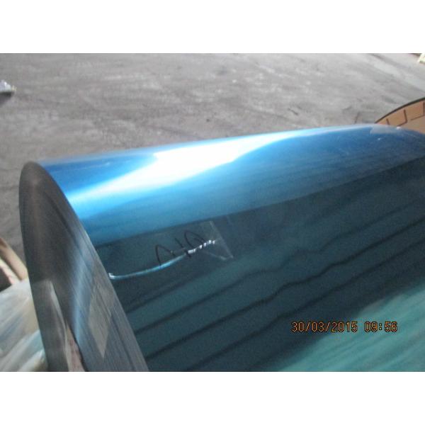 Quality 0.16MM Thickness Aluminium Fin Stock Strip With Green / White for sale