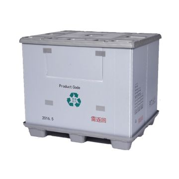 Quality PP Pallet Sleeve Box Foldable 10mm 12mm Sleeve Pack Container W Shape Z type for sale